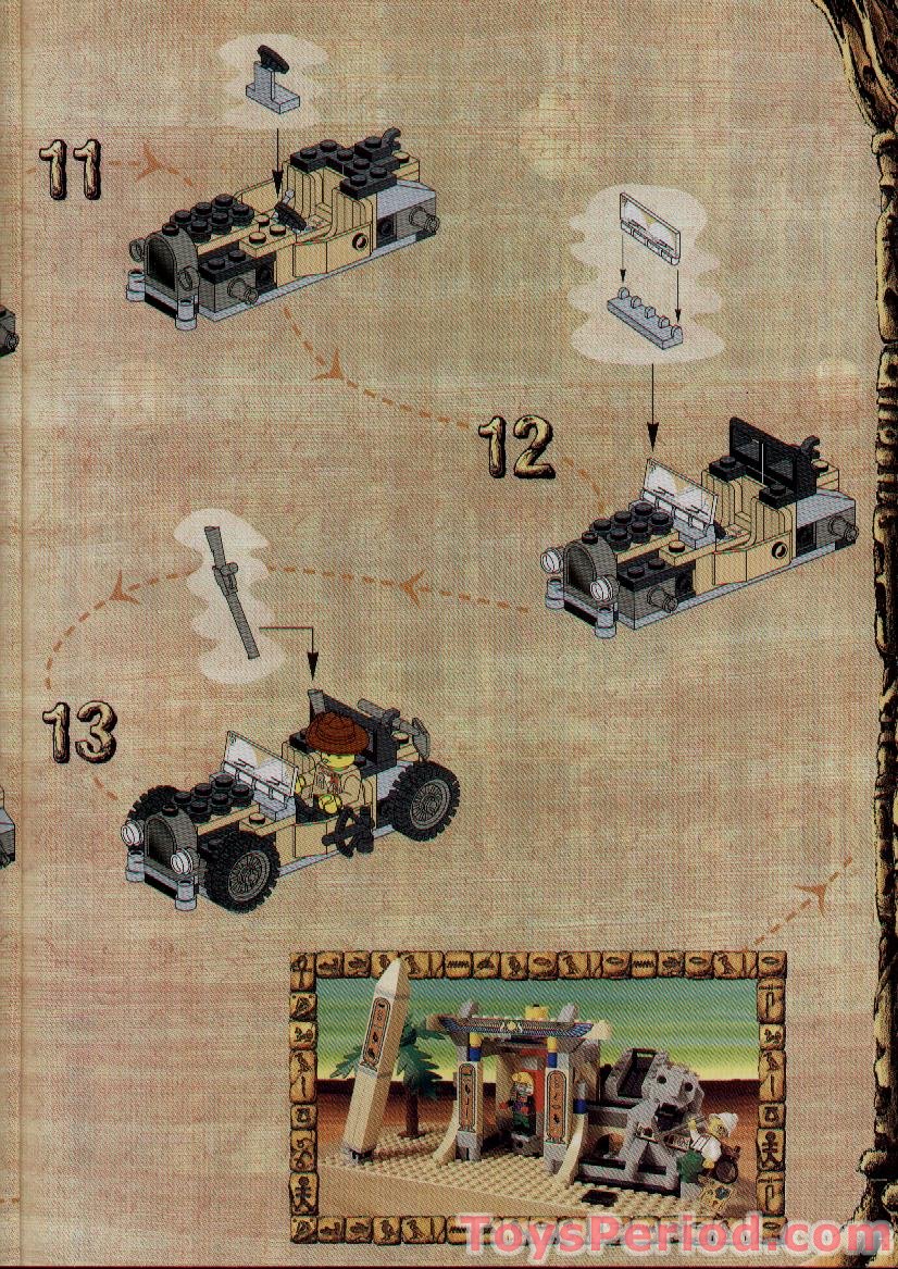 LEGO 5958 Mummy's Tomb Instructions and Parts List