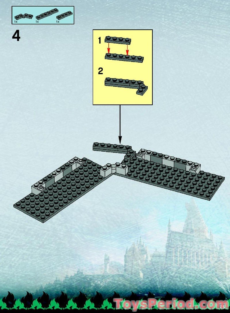 LEGO 5378 Hogwarts Castle (3rd Edition) Instructions and Parts List