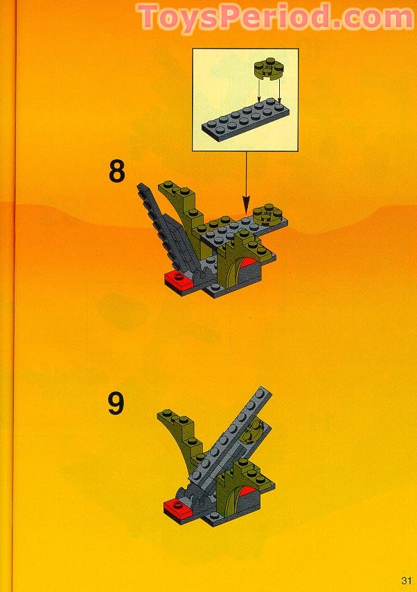 LEGO 6046 Hemlock Stronghold Instructions and Parts List