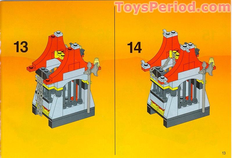LEGO 6047 Traitor Transport Instructions and Parts List