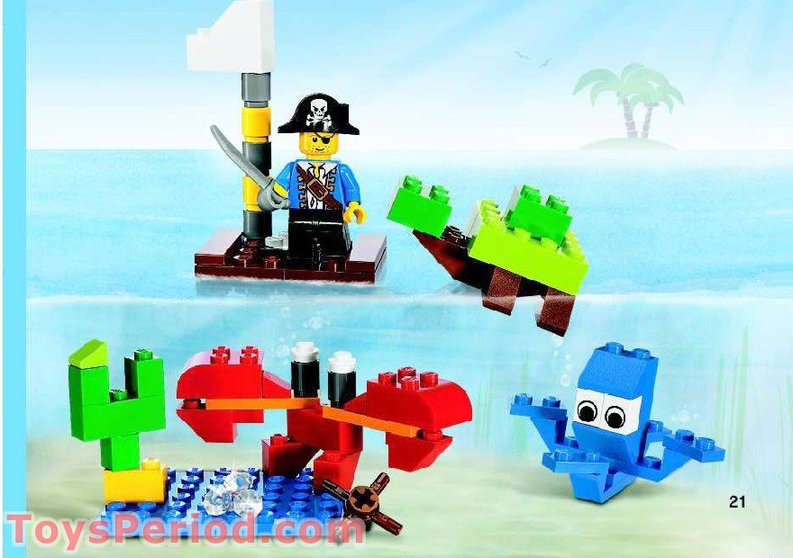 LEGO 6192 Pirate Building Set Instructions and Parts List