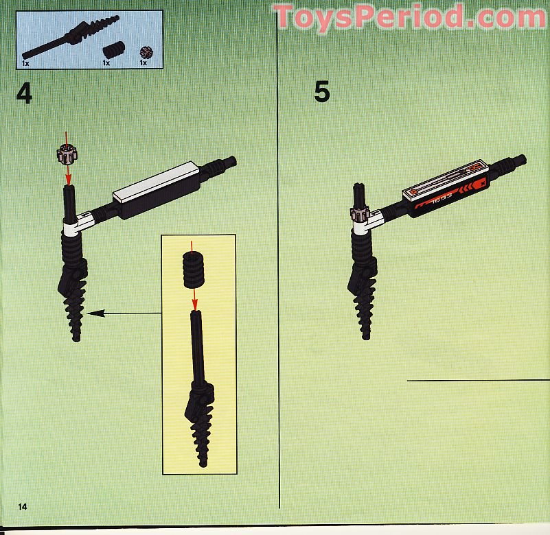 LEGO 7693 Etx Alien Strike Instructions and Parts List