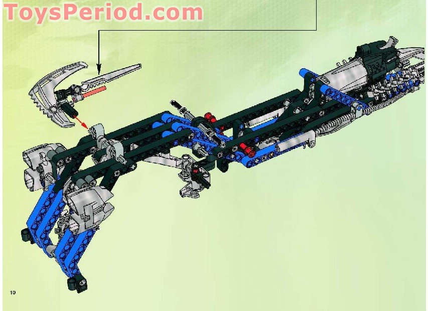 LEGO 8942-1 Jetrax T6 Instructions and Parts List