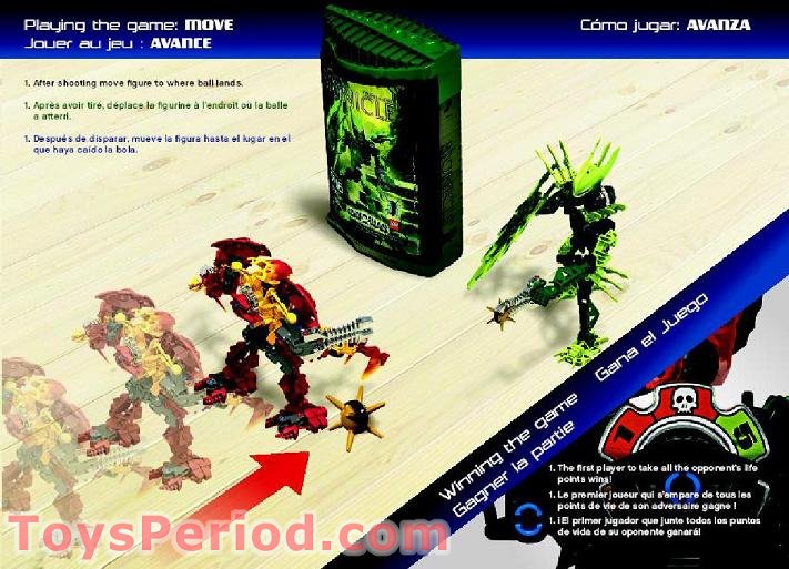 LEGO 8988 Gelu Instructions and Parts List