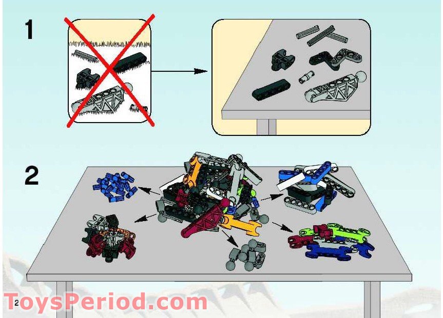 LEGO 8982 Strakk Instructions and Parts List