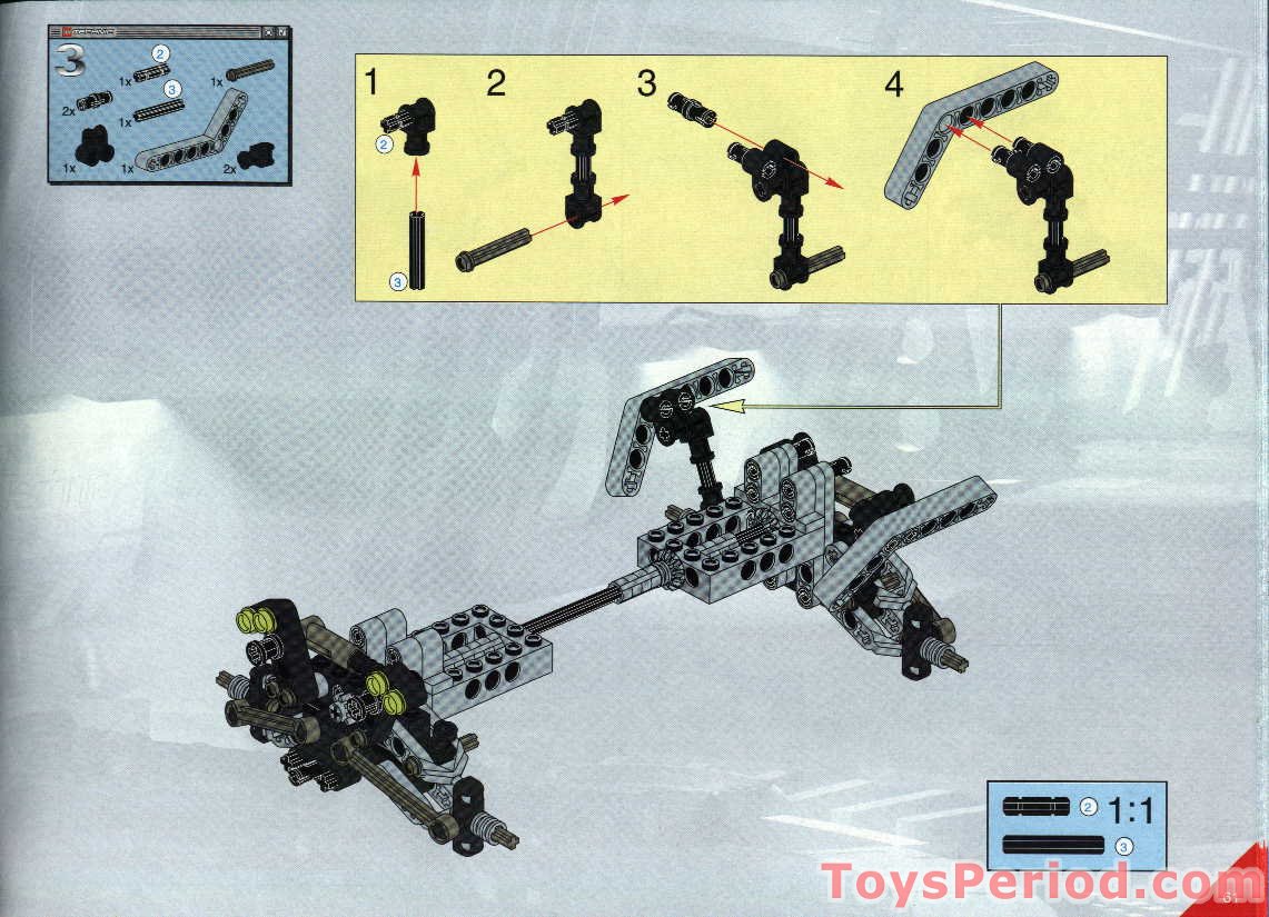 LEGO 8465 Extreme Off-Roader Instructions and Parts List