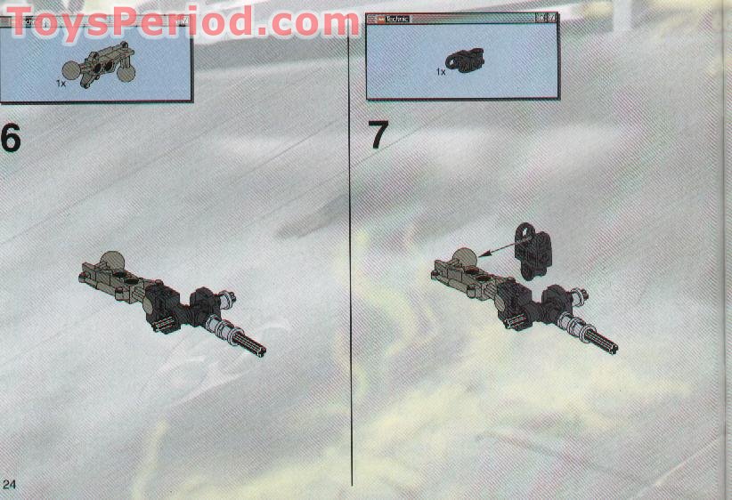 LEGO 8520 Millennium - Millennia Instructions and Parts List