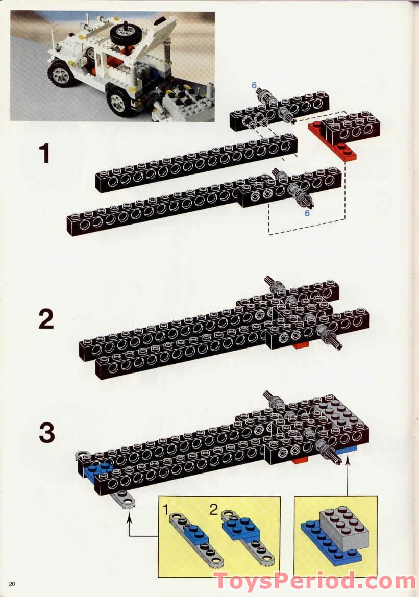 LEGO 5580 Highway Rig Instructions and Parts List