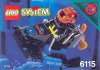 LEGO 6115 Shark Scout - Aquashark Dart Instructions and Parts List