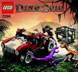 LEGO 7296 Dino 4wd Trapper Instructions and Parts List