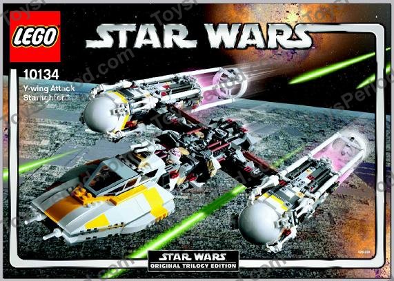 LEGO 10134 Y Wing Attack Starfighter Ultimate Collector Series UCS Instructions and Parts List