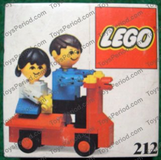 LEGO 212-2 Scooter Instructions and Parts List
