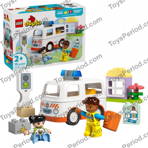 LEGO 10447 Ambulance & Driver Set Parts List