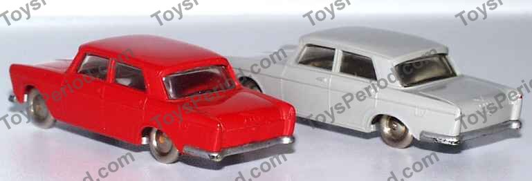 LEGO 605-3 HO Scale Fiat 1800 Set Parts List