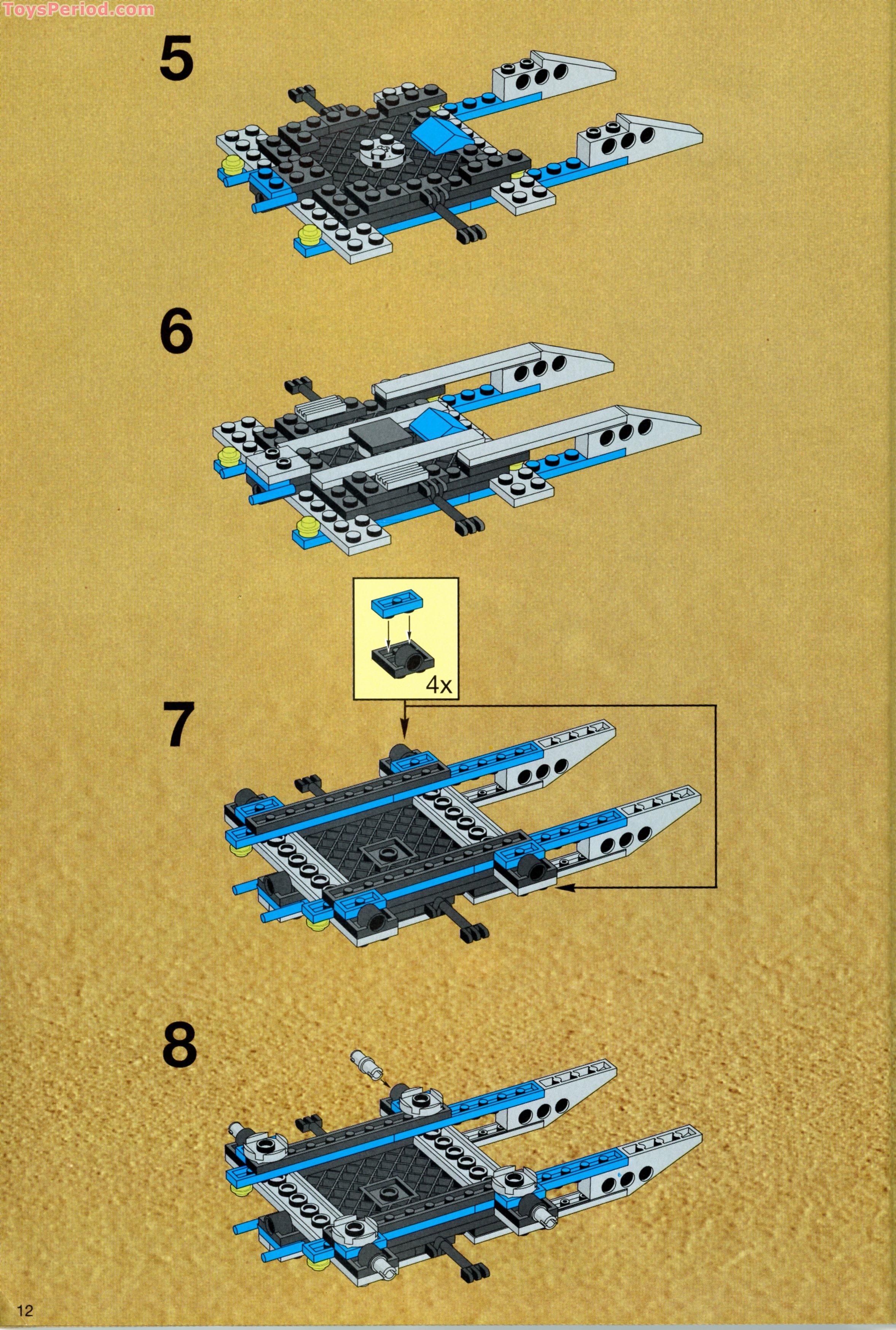 LEGO 6991 Monorail Transport Base Instructions and Parts List