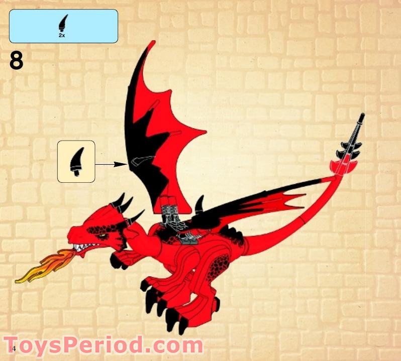 LEGO 70403 Dragon Mountain Instructions and Parts List