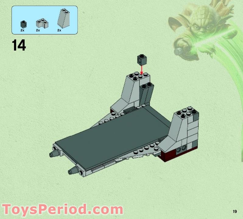 LEGO 75017 Duel on Geonosis Instructions and Parts List