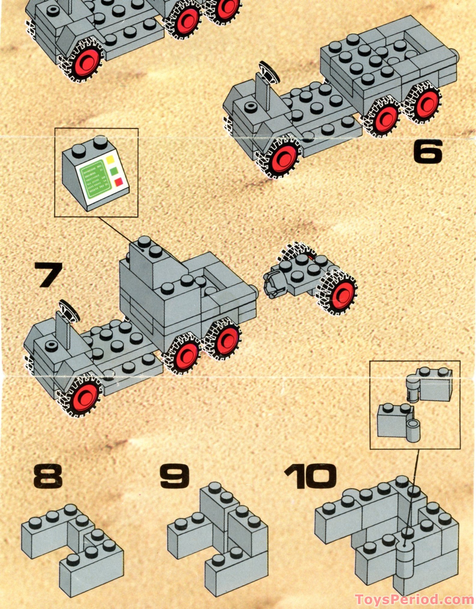 LEGO 894 Mobile Tracking Station, Non-US Version of 452 Instructions ...