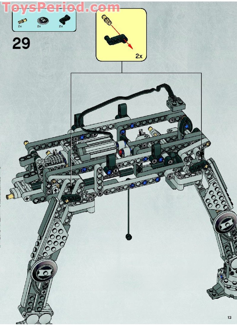 LEGO 10178 Motorized Walking AT-AT Instructions and Parts List