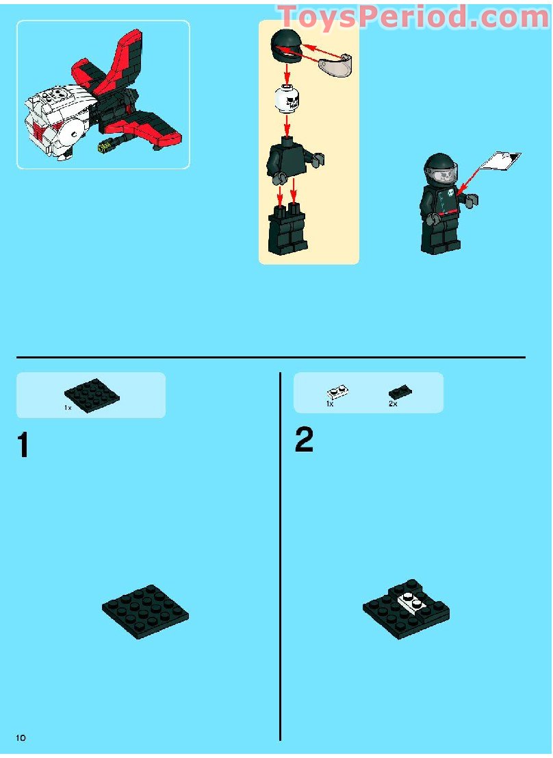 LEGO 10192 Space Skulls Instructions and Parts List