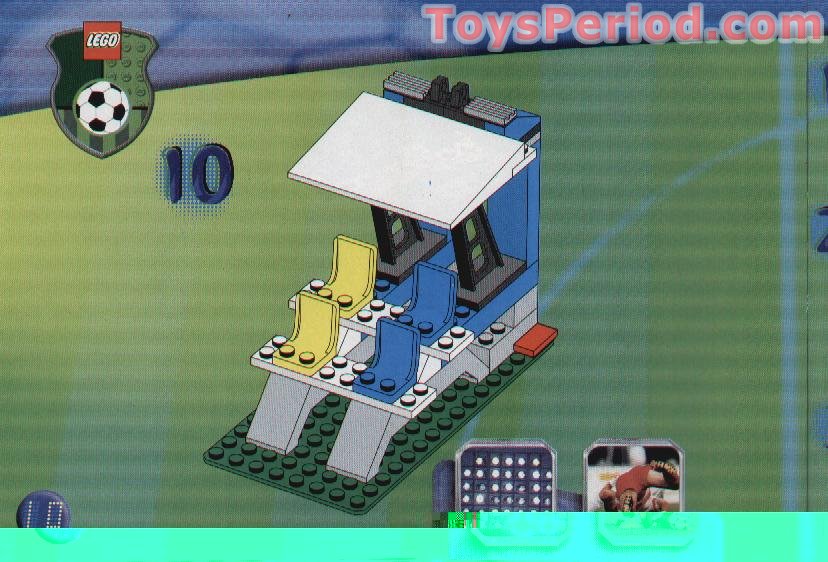 LEGO 3402 Small Grandstand with Lights Instructions and Parts List