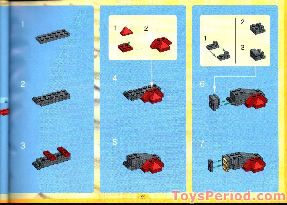 LEGO 4507 Prehistoric Creatures Instructions and Parts List