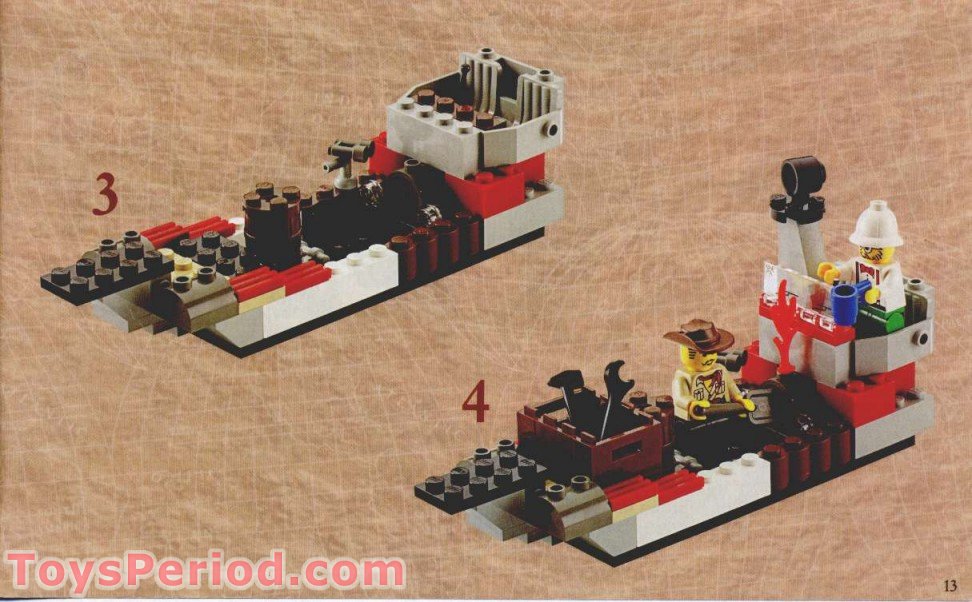 LEGO 5934 Dino Explorer Track Master Instructions and Parts List