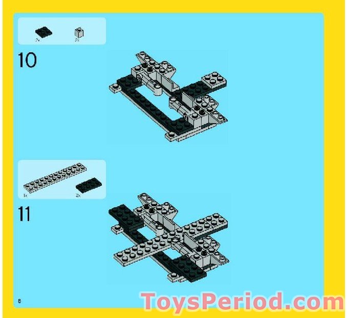 LEGO 6745 Propeller Power Instructions and Parts List