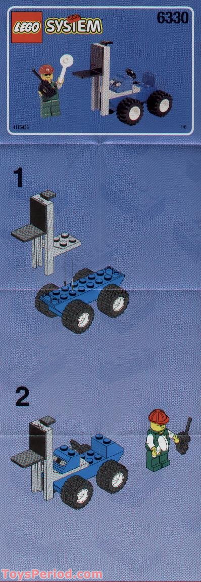 LEGO 6330 Cargo Center Instructions and Parts List