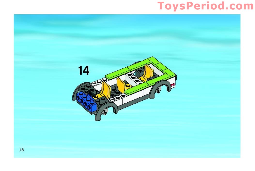 LEGO 7639 Camper Instructions and Parts List