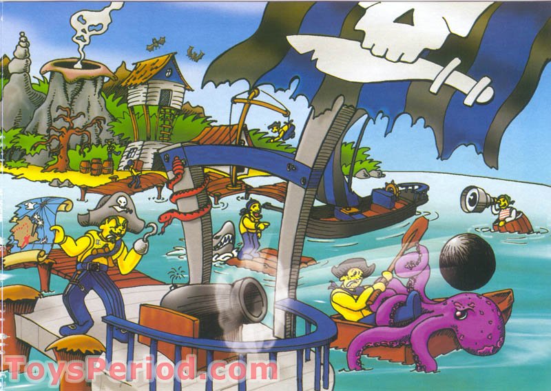 LEGO 7074 Skull Island Instructions and Parts List