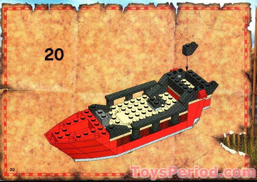 LEGO 7416 Emperor's Ship Instructions and Parts List