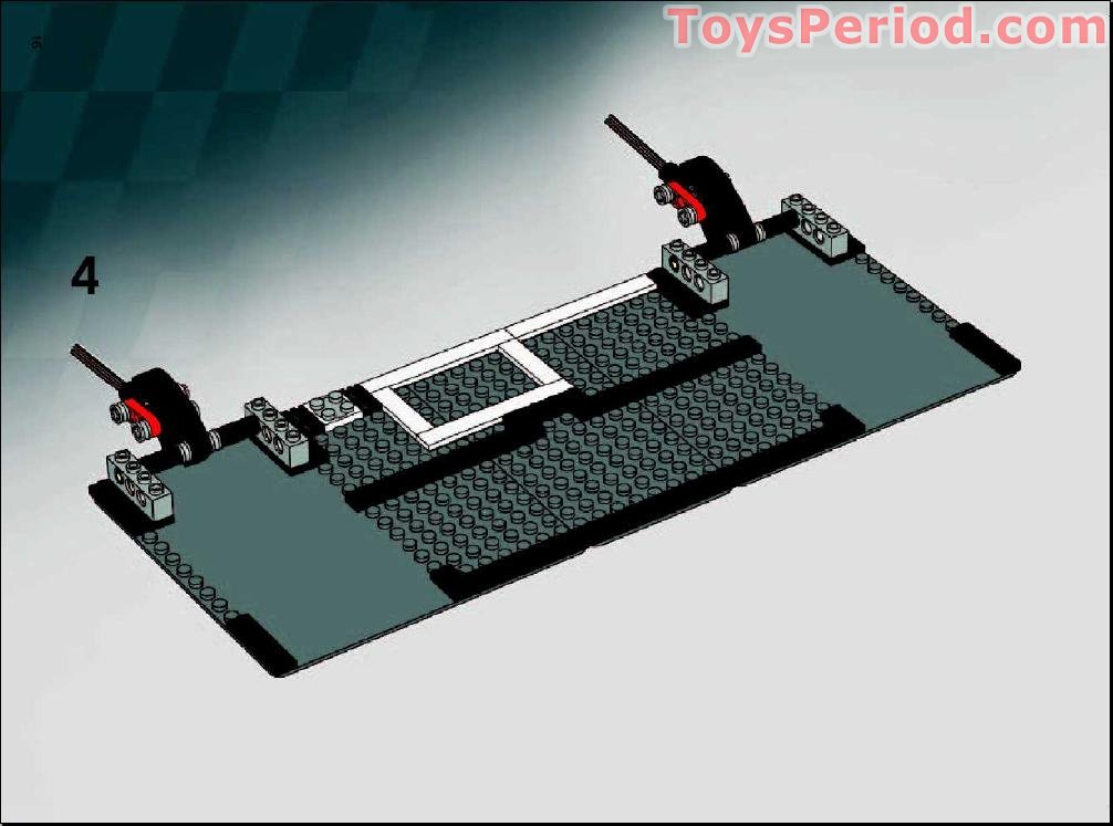 LEGO 8681 Tuner Garage Instructions and Parts List