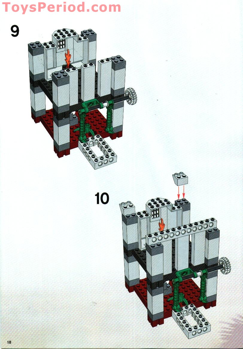LEGO 8780 Citadel of Orlan Instructions and Parts List