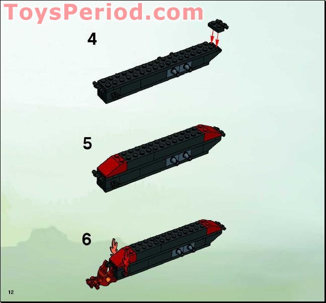 LEGO 8800 Vladek's Siege Engine Instructions and Parts List