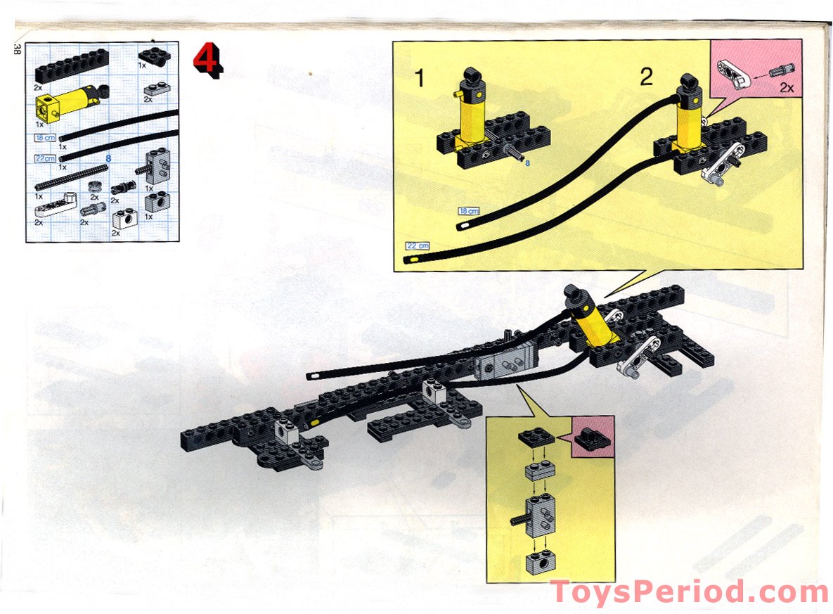 LEGO 8868 Air Tech Claw Rig Instructions and Parts List