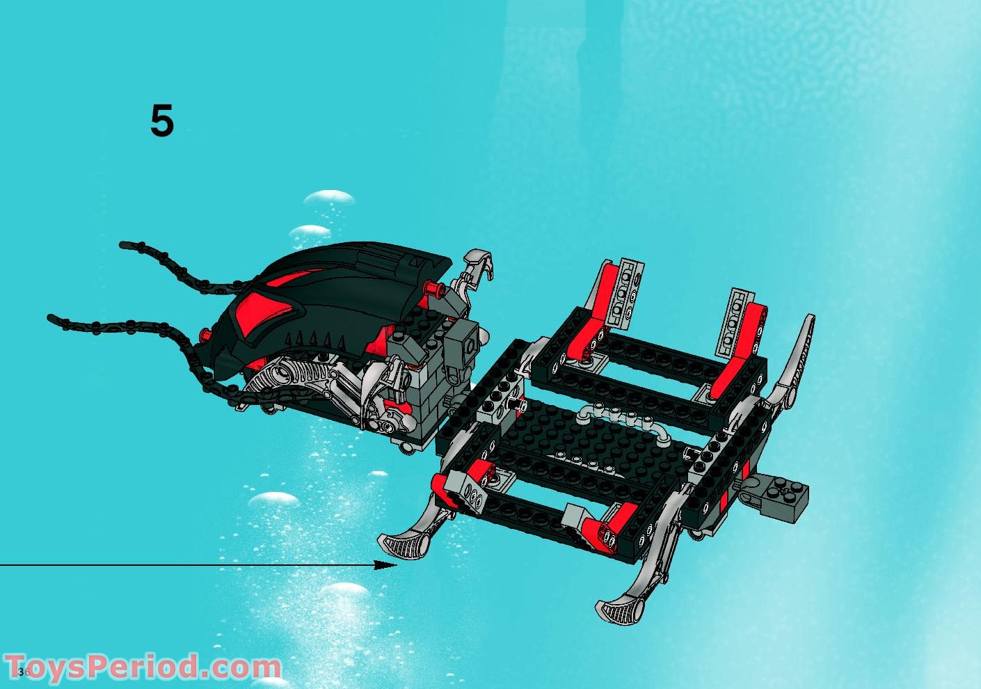 LEGO 8927 Toa Terrain Crawler Instructions and Parts List