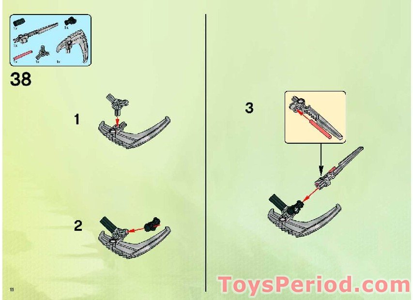 LEGO 8942-1 Jetrax T6 Instructions and Parts List