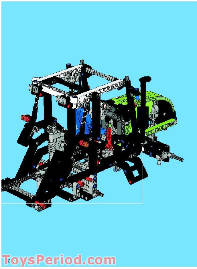 LEGO 8284-1 Dune Buggy or Tractor Instructions and Parts List