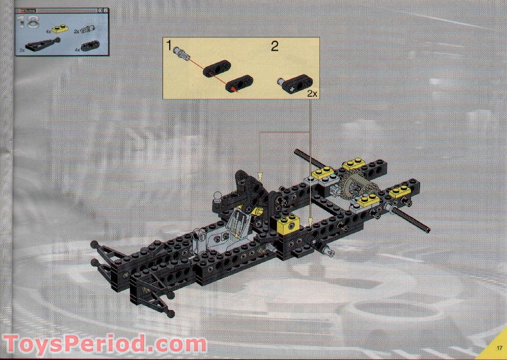 LEGO 8445 Indy Storm Instructions and Parts List