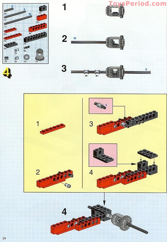 LEGO 8440 Formula Indy Racer Instructions and Parts List