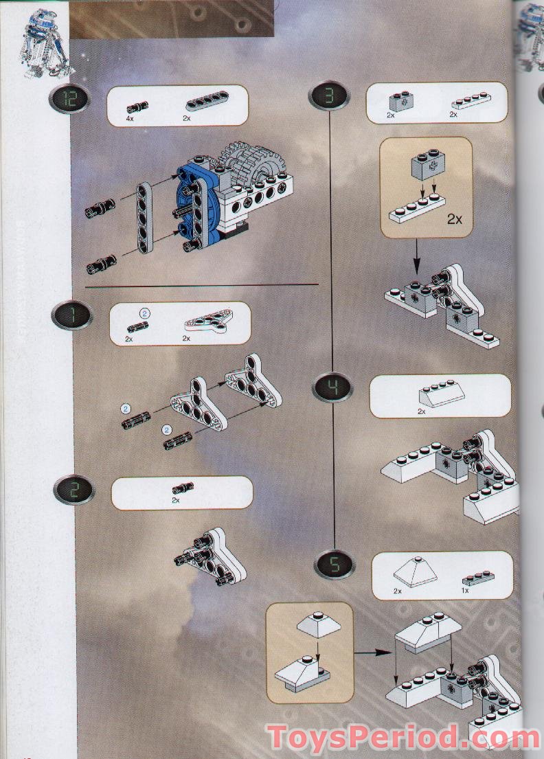 LEGO 9748 Droid Developer Kit Instructions and Parts List