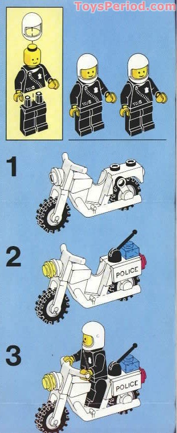 LEGO 6522 Highway Patrol Instructions and Parts List