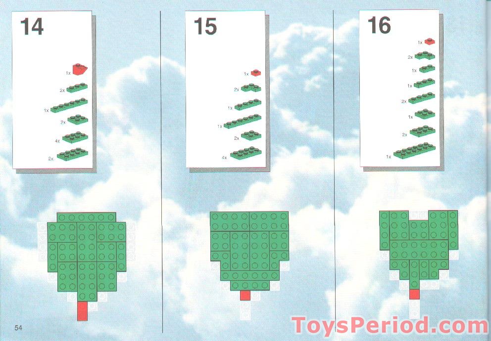 LEGO 3724 LEGO Dragon Instructions and Parts List