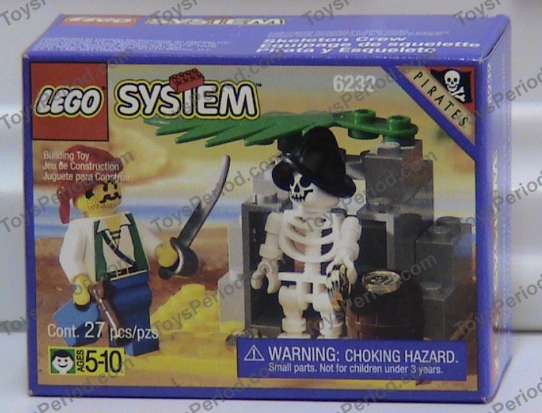 LEGO 6232 Skeleton Crew Instructions and Parts List