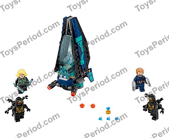 LEGO 76101 Outrider Dropship Attack Set Parts List