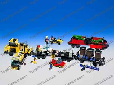 LEGO 2126 Train Cars Instructions and Parts List
