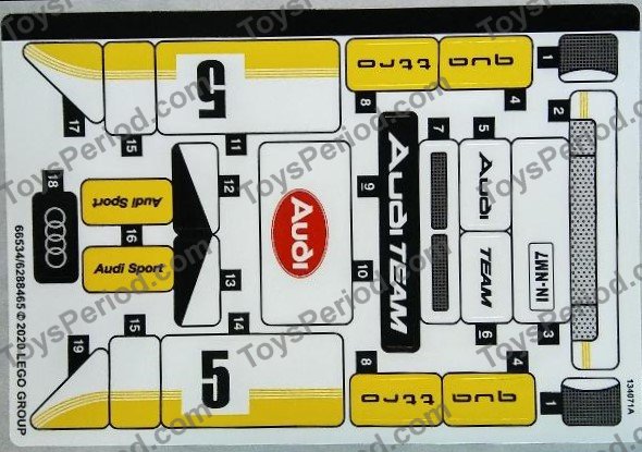 LEGO Sets with Part 76897stk01 Sticker Sheet for Set 76897 - (66534/ ...