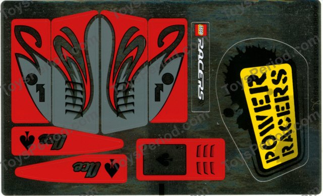 LEGO Sets with Part 8493stk01 Sticker Sheet for Set 8493 - (61626/4518327)