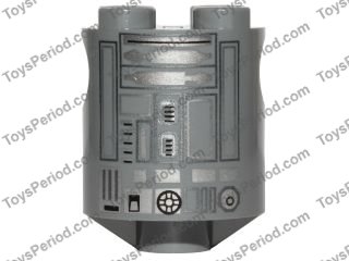 LEGO Sets with Part 30361pb034 Brick, Round 2 x 2 x 2 Robot Body with ...